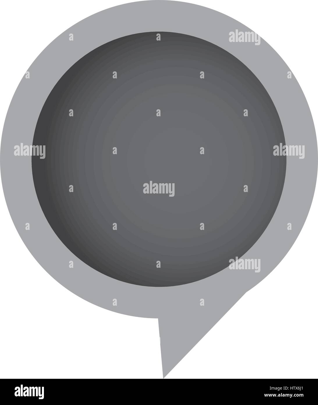 grayscale chat circle bubble Stock Vector Image & Art - Alamy