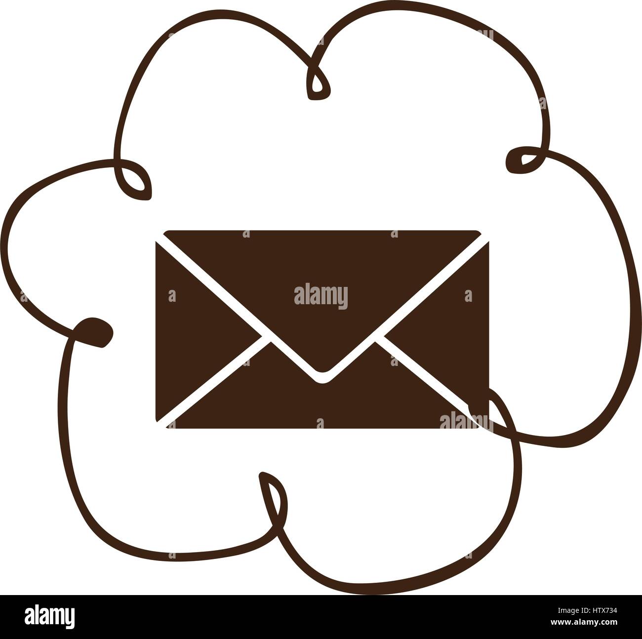 Networking e mail Stock Vector Images - Alamy