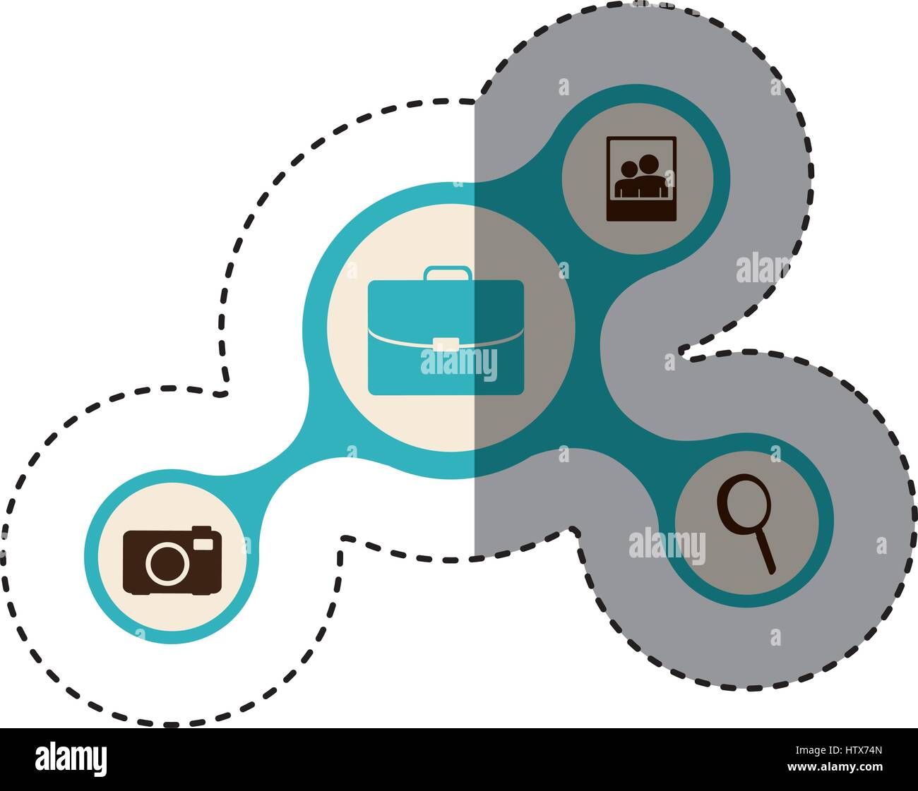 color icons connect network online Stock Vector Image & Art - Alamy