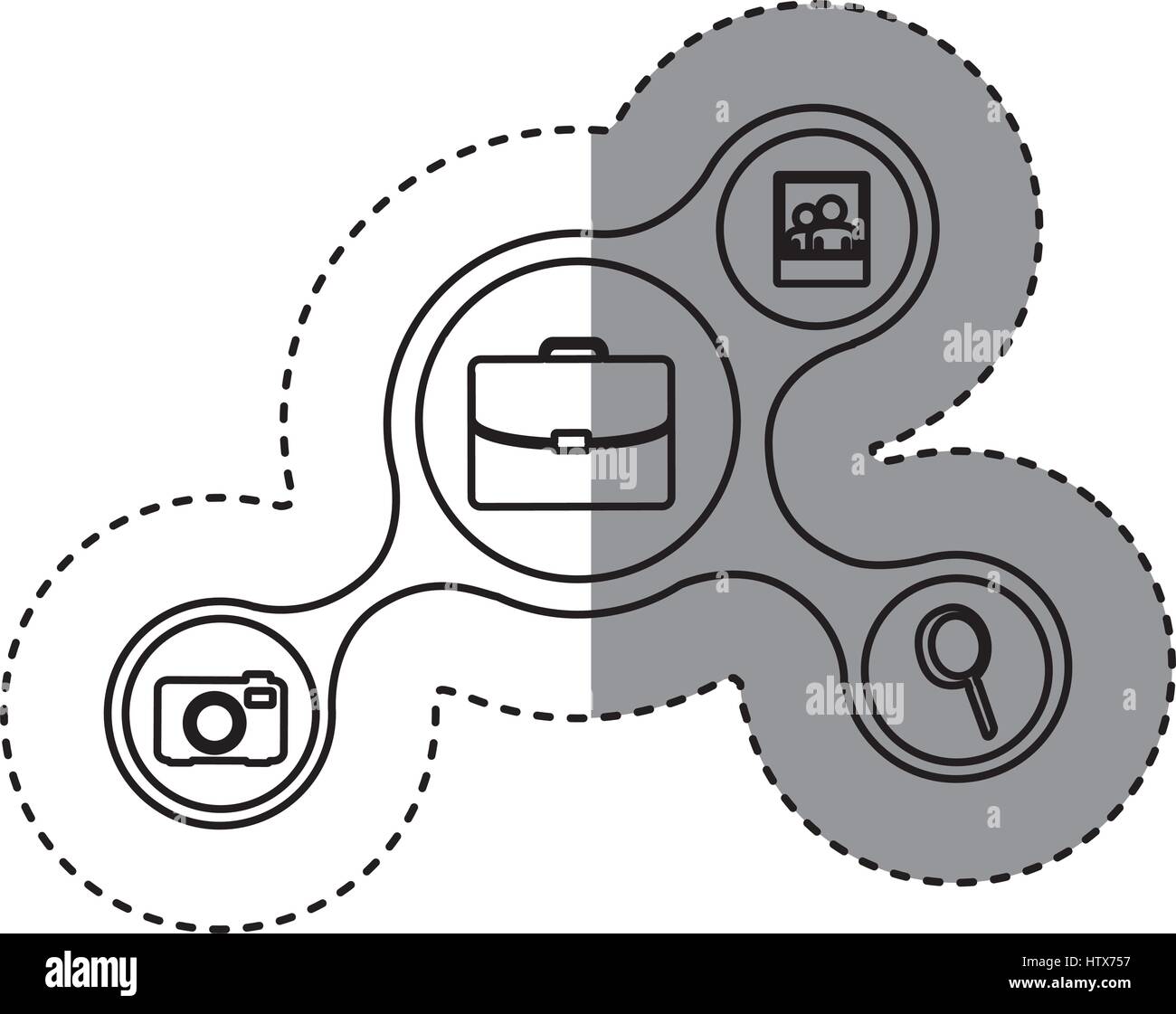 silhouette icons connect network online Stock Vector Image & Art - Alamy