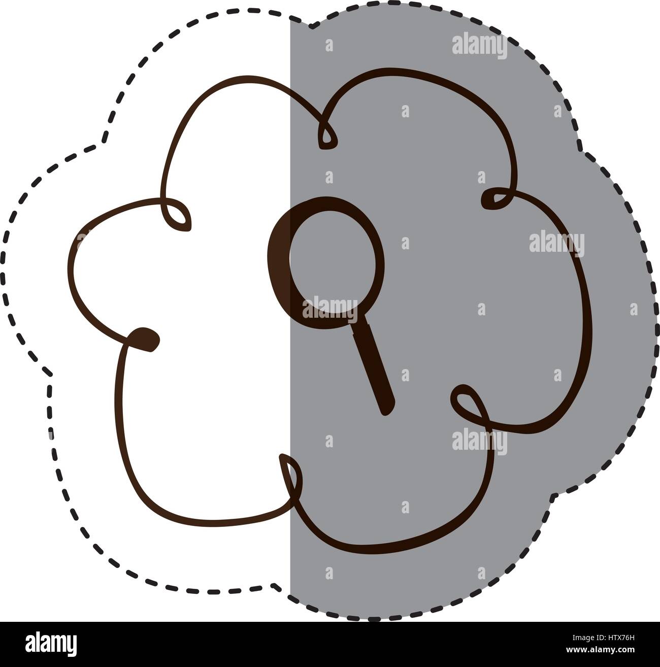 color cloud service search icon Stock Vector Image & Art - Alamy