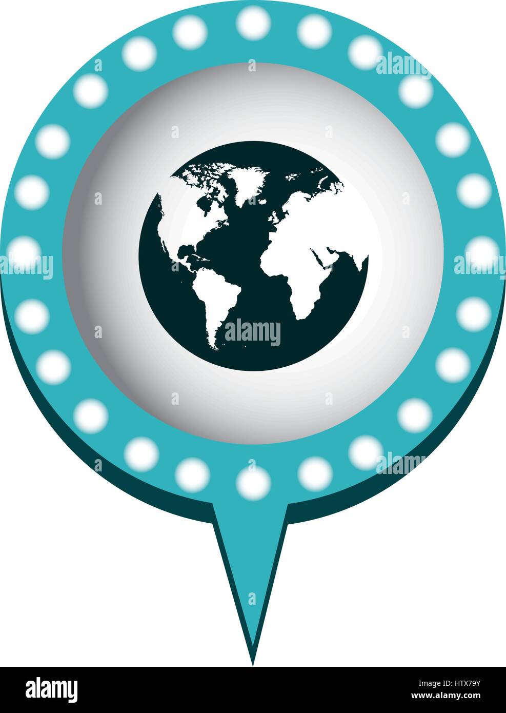 chat bubble with planet inside Stock Vector Image & Art - Alamy