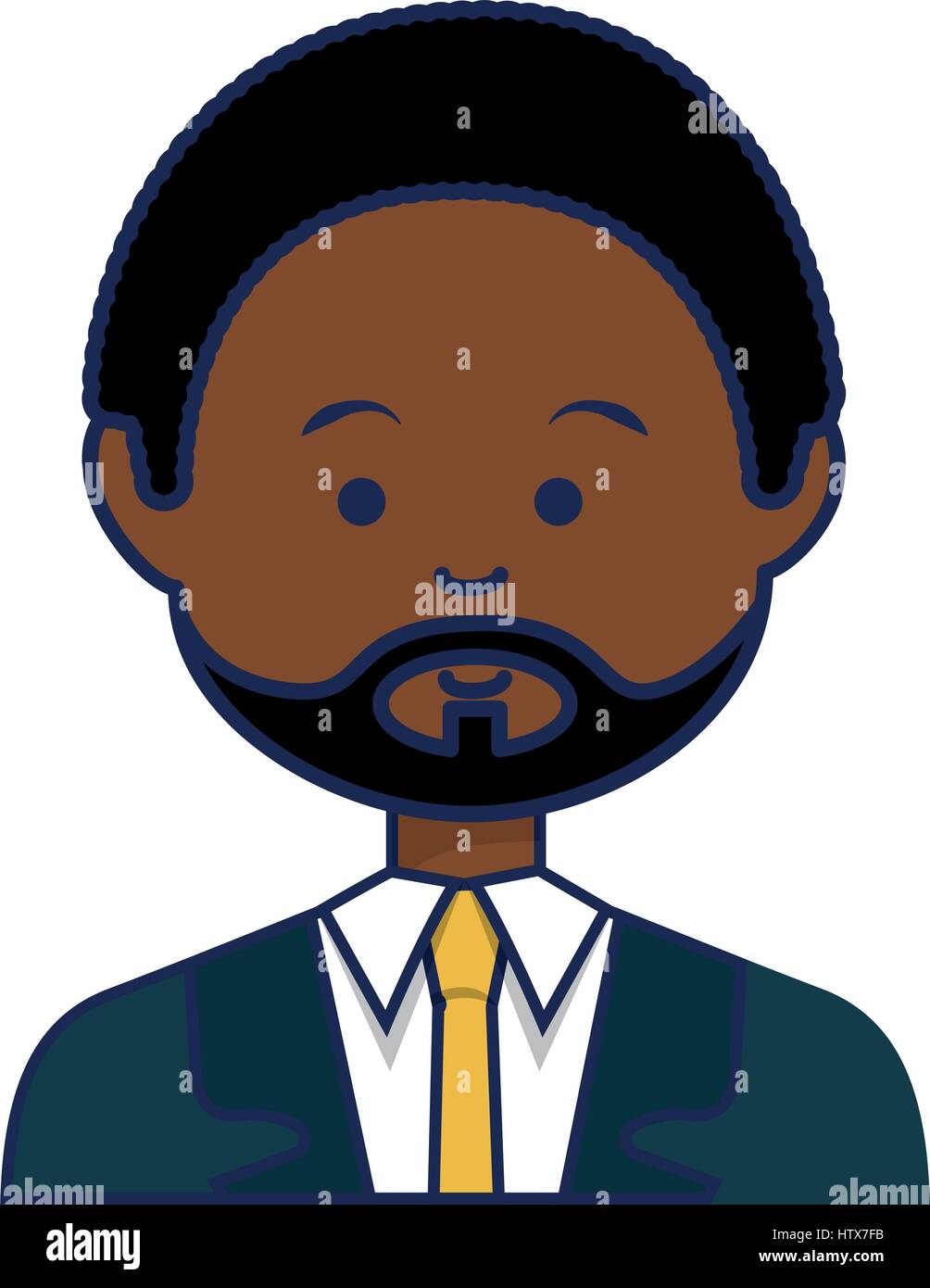 african businessman ethnicity avatar character Stock Vector Image & Art ...