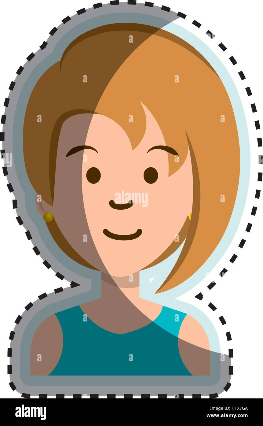 cute businesswoman avatar character Stock Vector Image & Art - Alamy