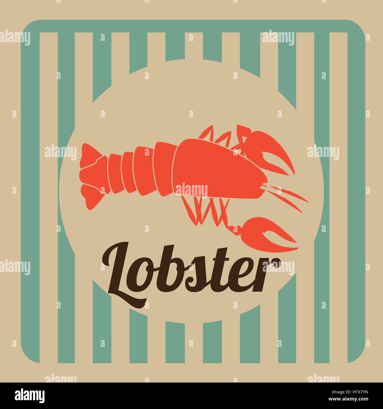 Food design over beige background vector illustration Stock Vector ...