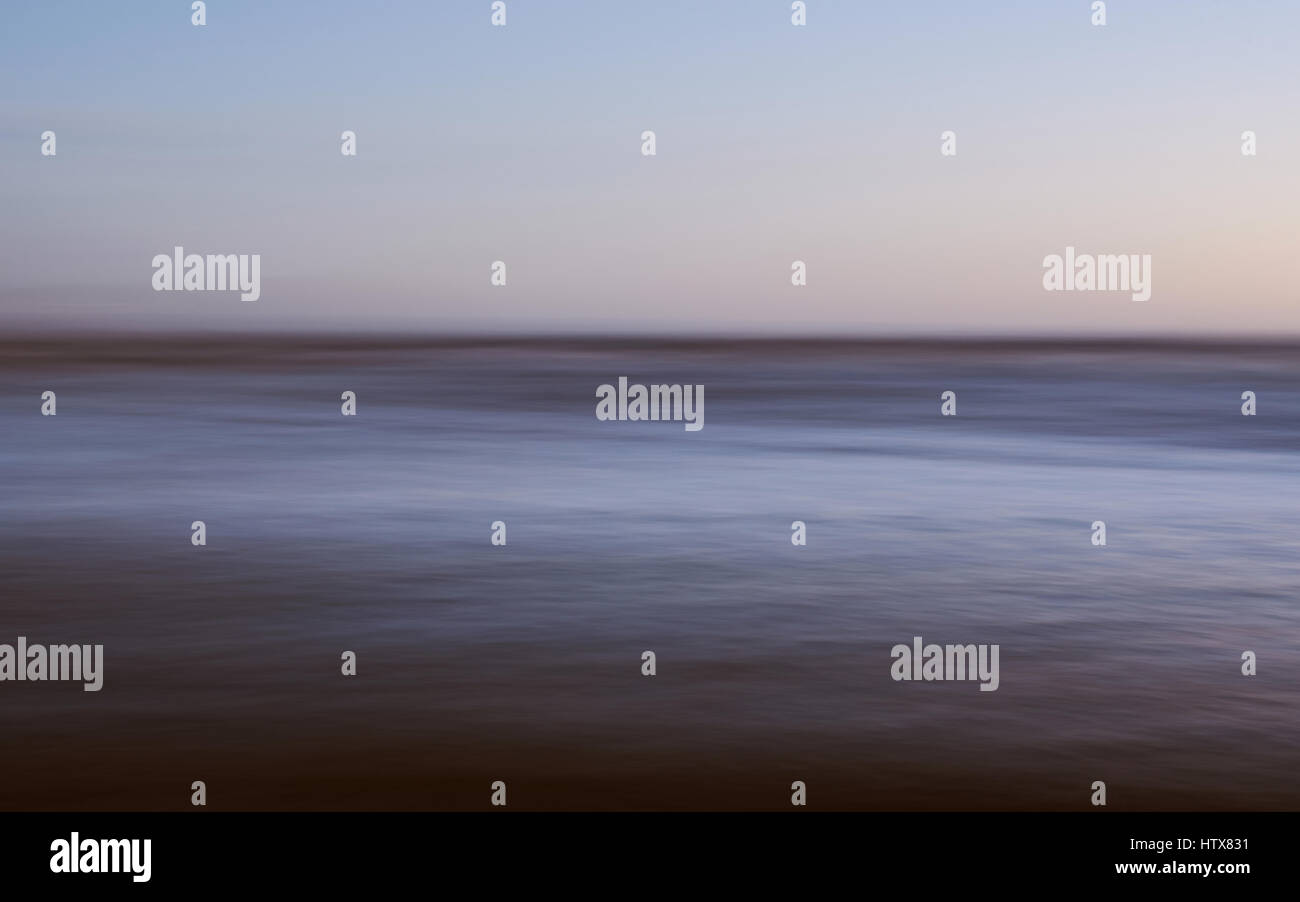 Abstract blur sea background. Ocean soft blur sunset time landscape ...