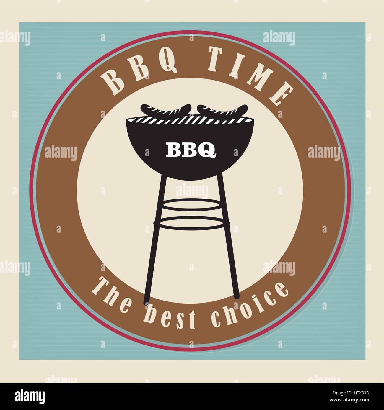 Food design over beige background vector illustration Stock Vector ...