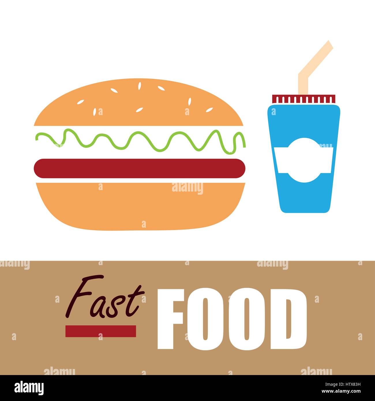 Food design over white background vector illustration Stock Vector ...