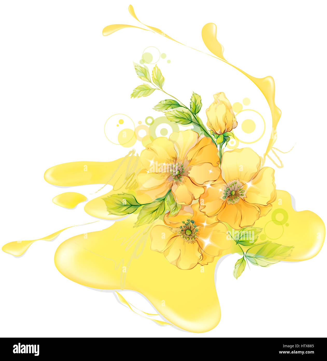 Romantic Language of Flowers 2 Stock Photo - Alamy