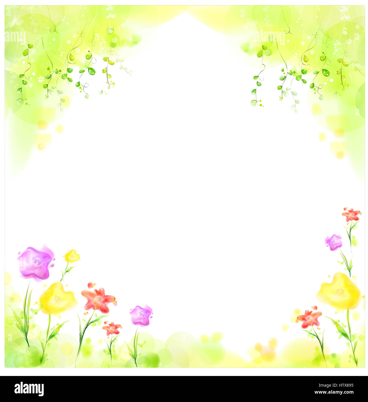 Romantic Language of Flowers 2 Stock Photo - Alamy