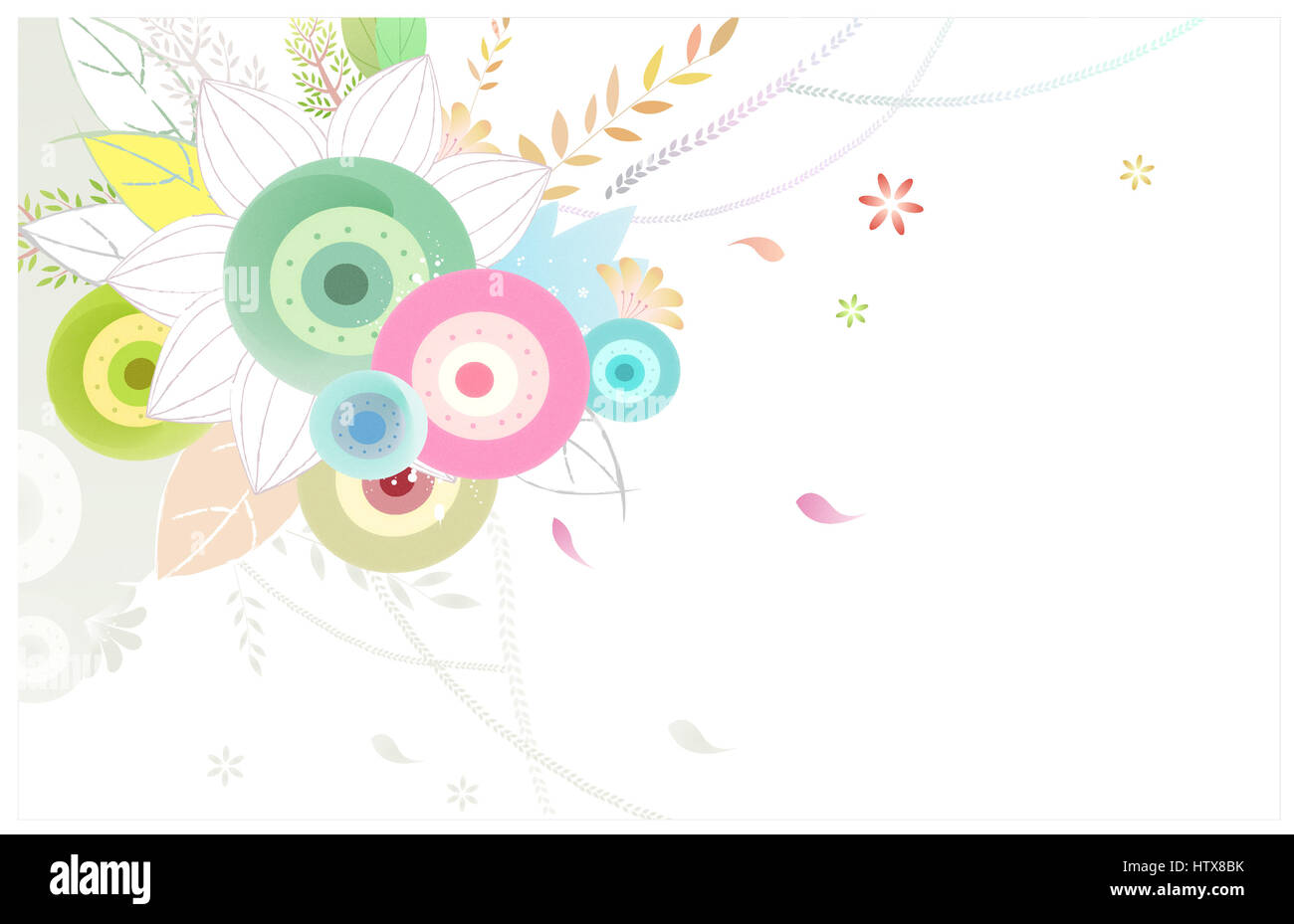 Romantic Language of Flowers 2 Stock Photo - Alamy