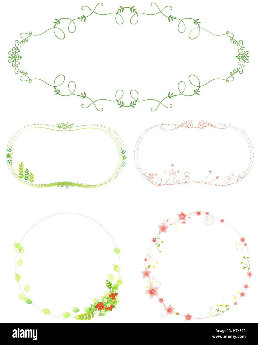 Romantic Language of Flowers 2 Stock Photo - Alamy