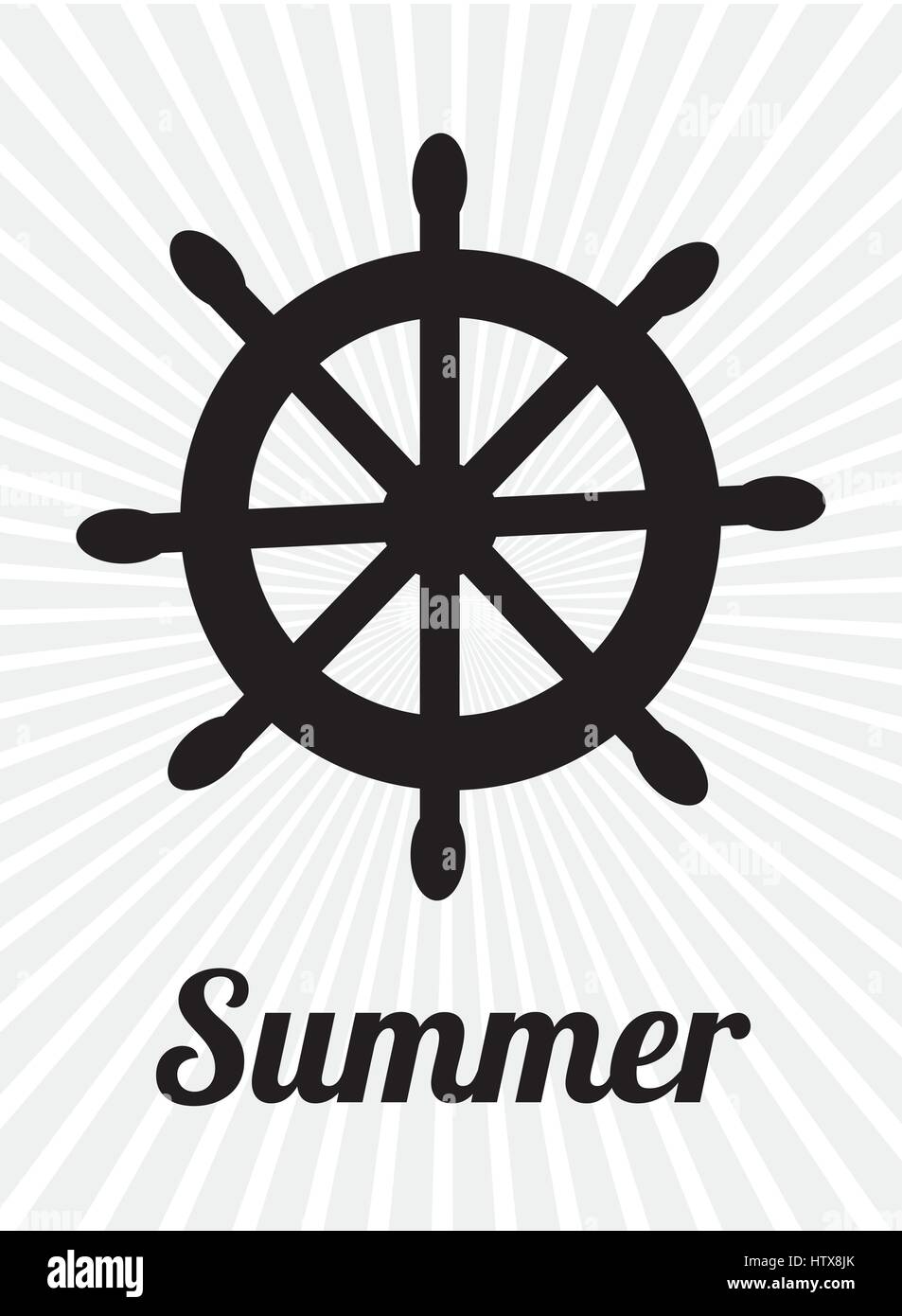 Summer design over white background vector illustration Stock Vector ...