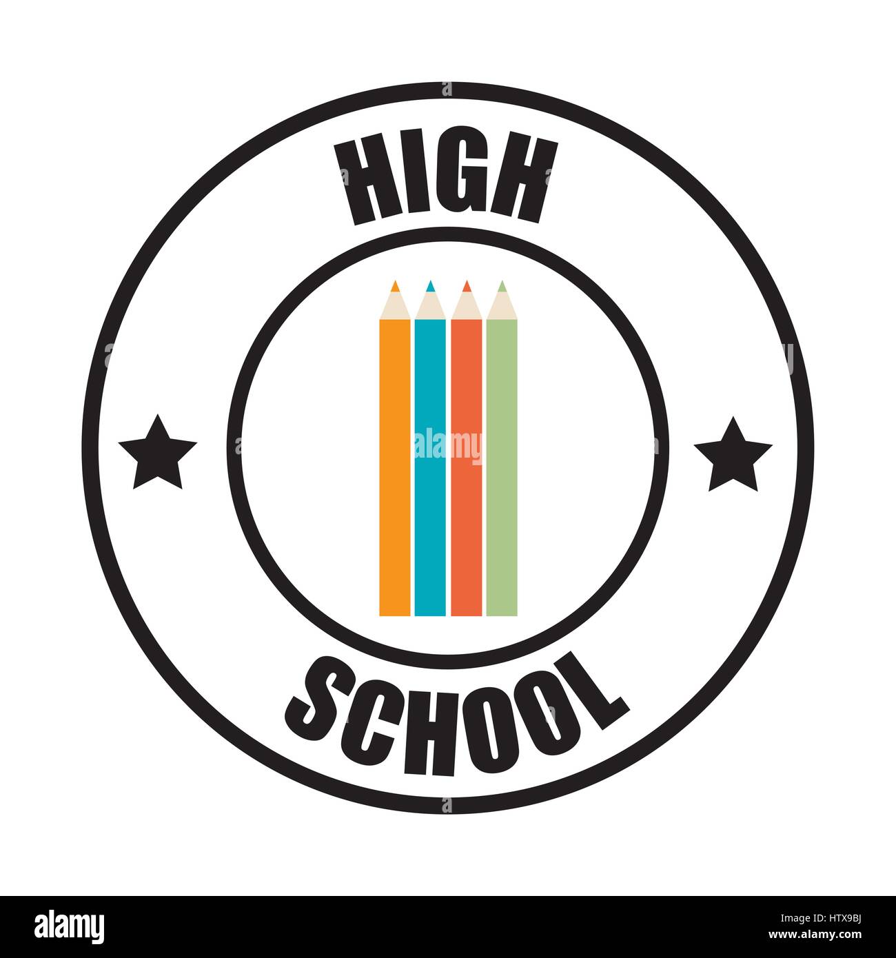 School design over white background vector illustration Stock Vector ...