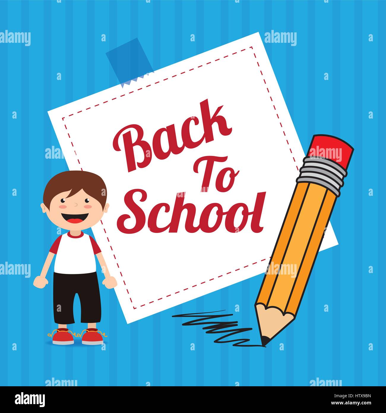 School design over blue background vector illustration Stock Vector ...