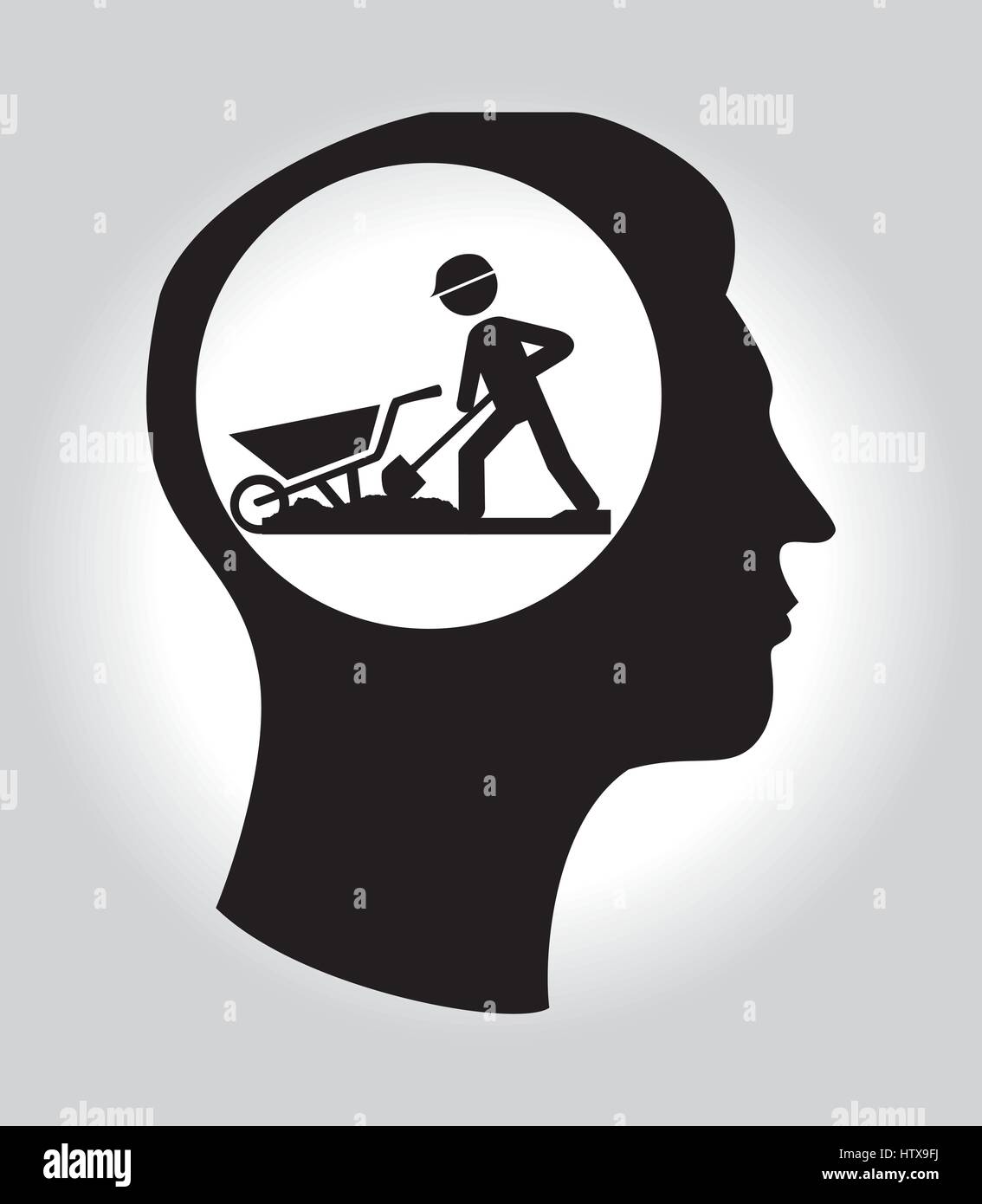 Construction design over gray background vector illustration Stock ...