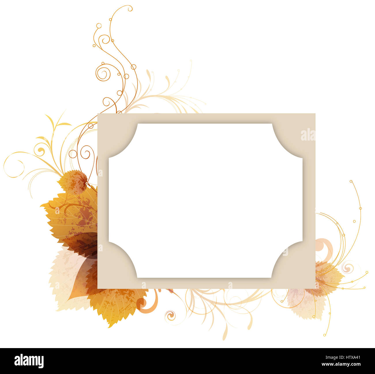 Elegant leaf patterns Cut Out Stock Images & Pictures - Alamy