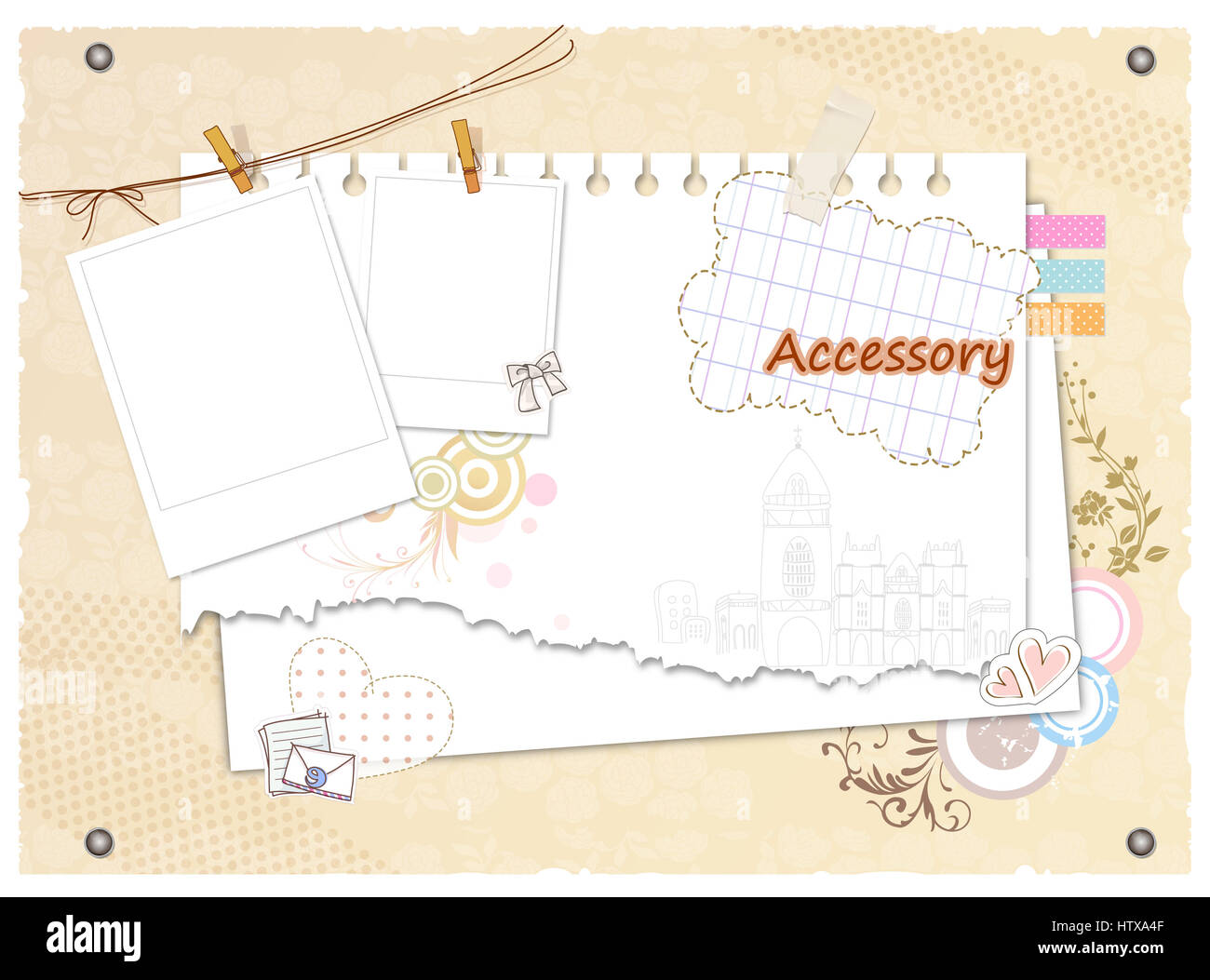 Elegant Base Map 4 Stock Photo - Alamy