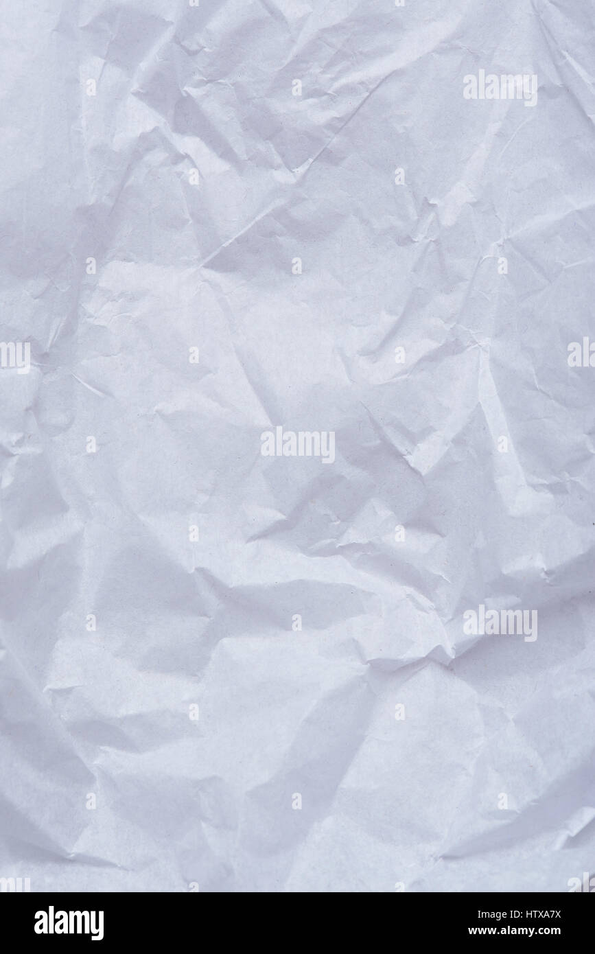 Paper crumpled page surface. Wrinkled rough blank paper material Stock ...