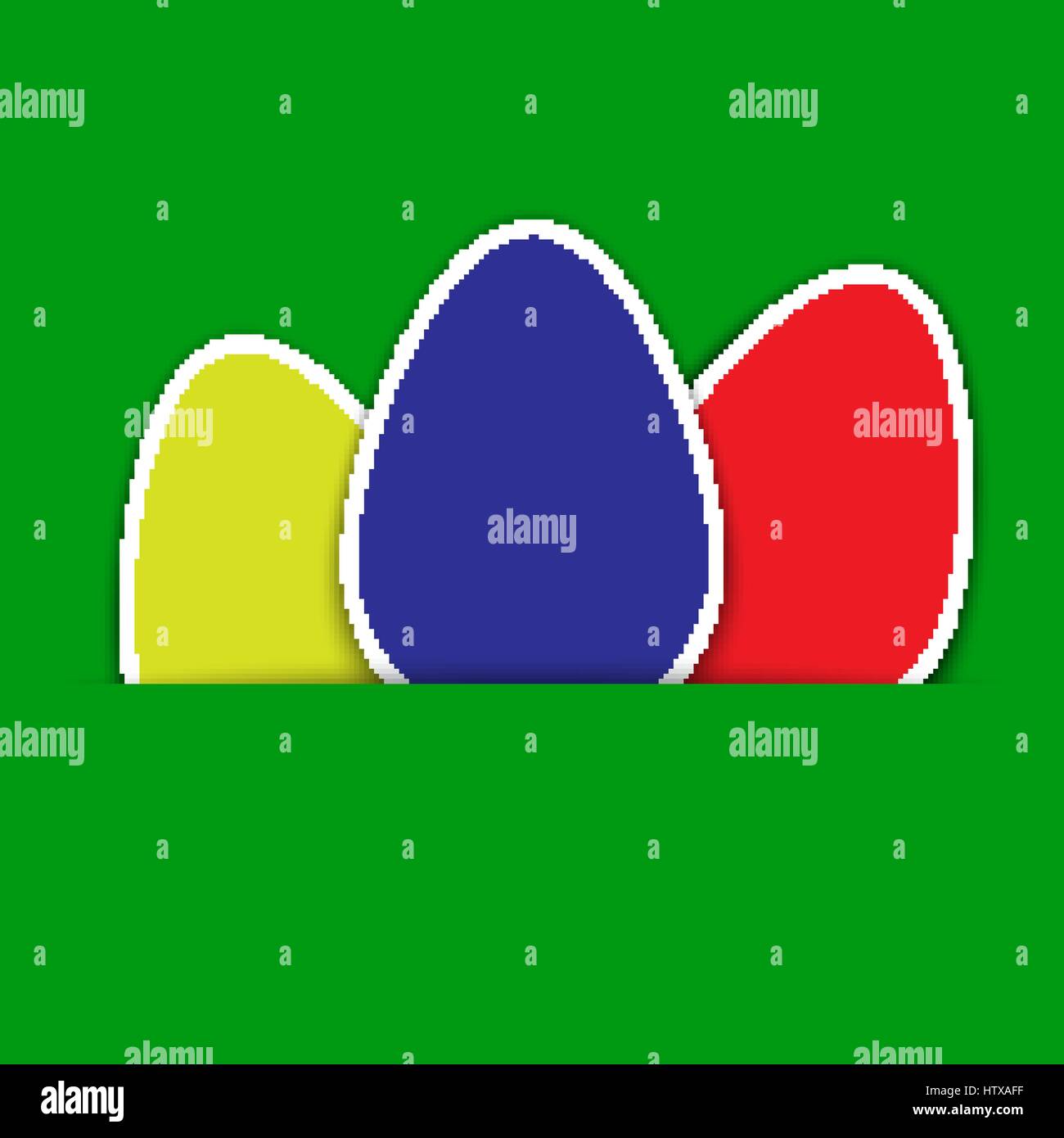 Easter eggs abstract colorful background. Vector illustration Stock ...