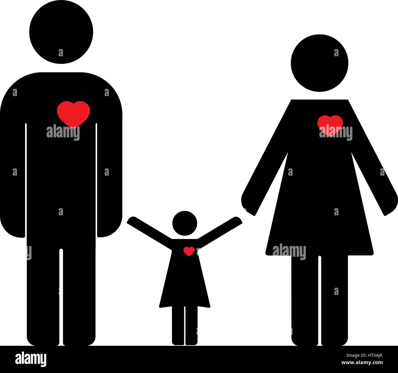 family icon over white background. vector illustration Stock Vector ...