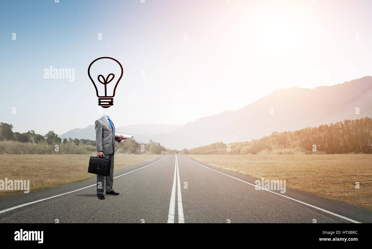 Man of creative ideas Stock Photo - Alamy