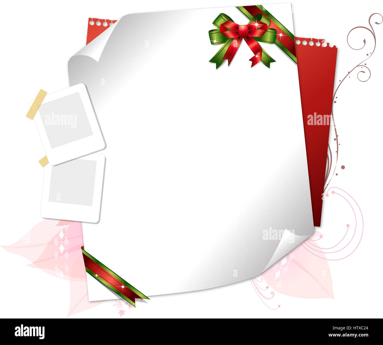 Gift tag round Cut Out Stock Images & Pictures - Alamy
