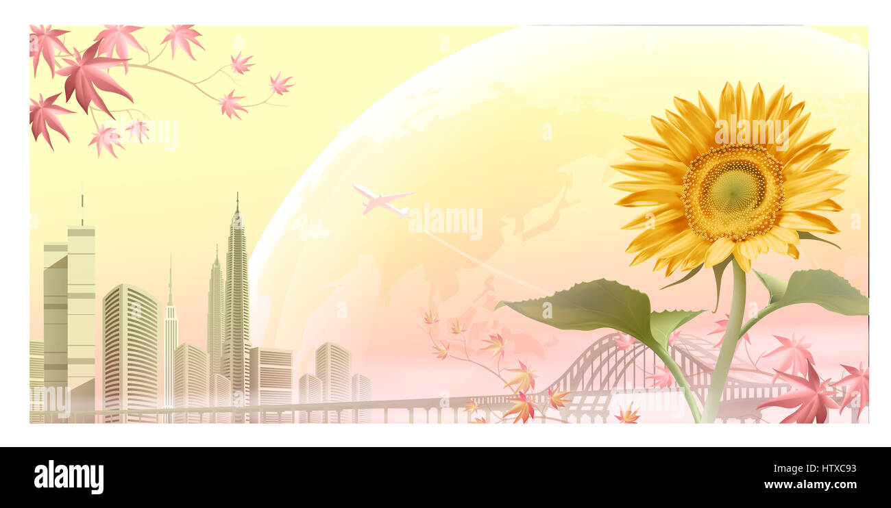 Beautiful scene scenery Cut Out Stock Images & Pictures - Alamy