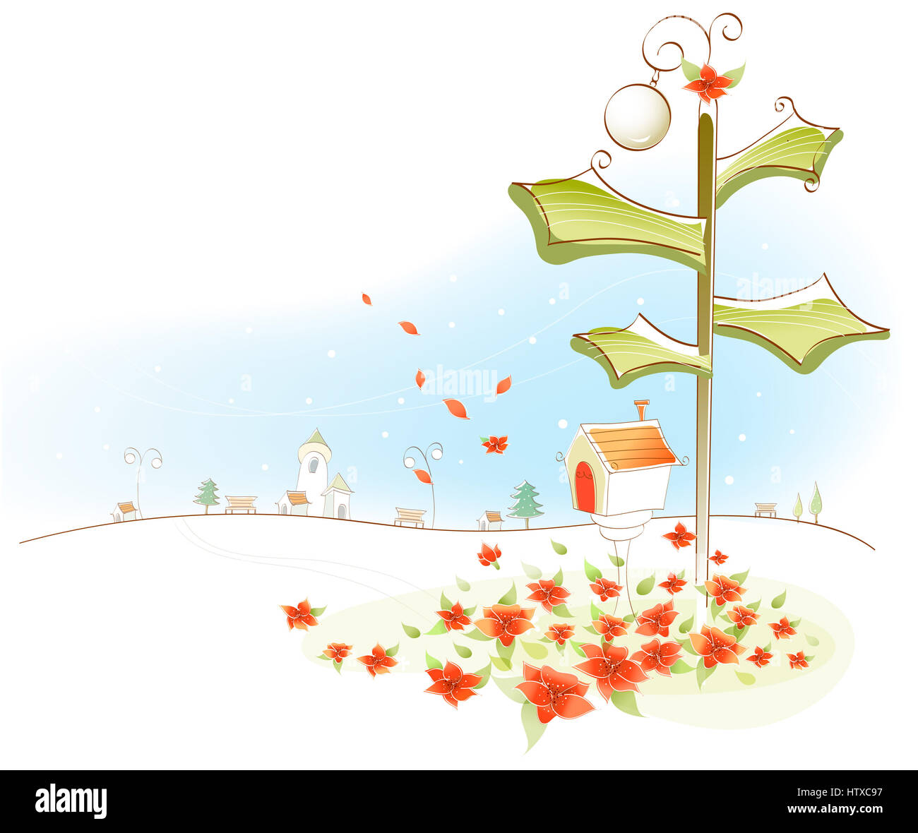 Beautiful scene scenery Cut Out Stock Images & Pictures - Alamy