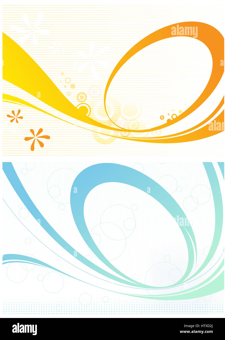 Curved Colored Ribbon Stock Photo - Alamy