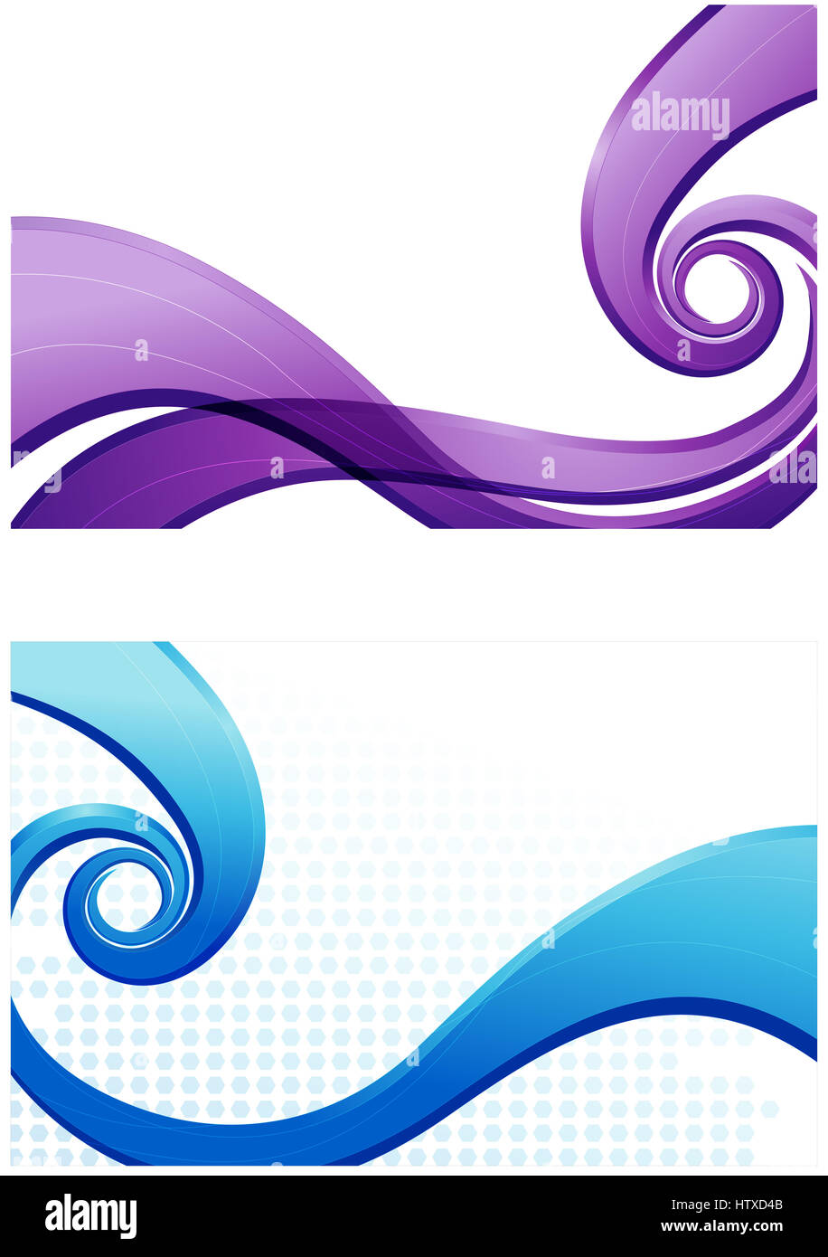 Curved Colored Ribbon Stock Photo - Alamy