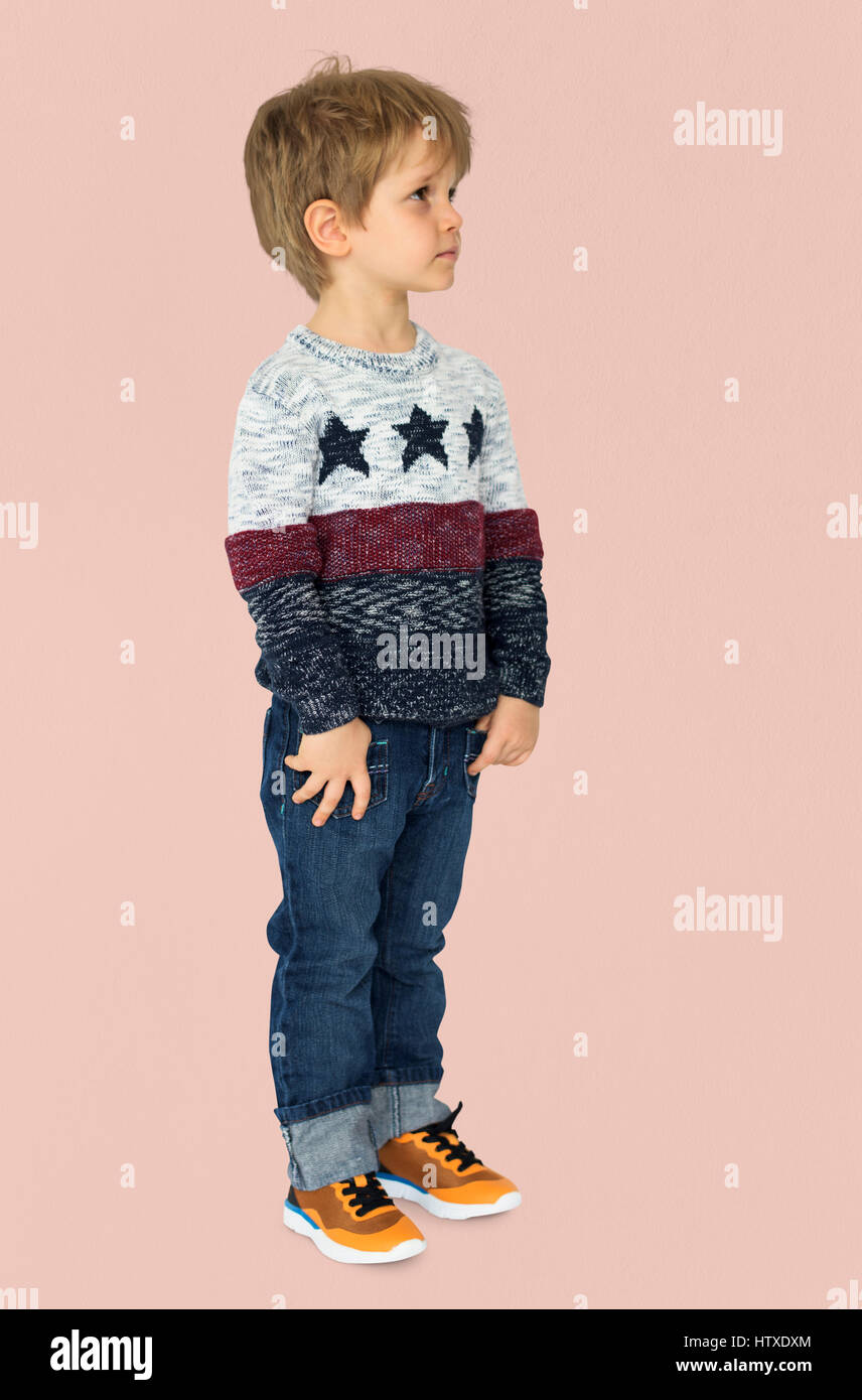 Boy Child Fashion Enjoyment Kid Young Stock Photo - Alamy