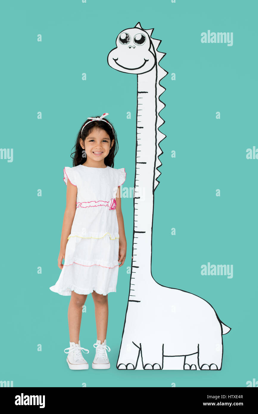 Tall Measure Height Child Growing Scale Stock Photo - Alamy