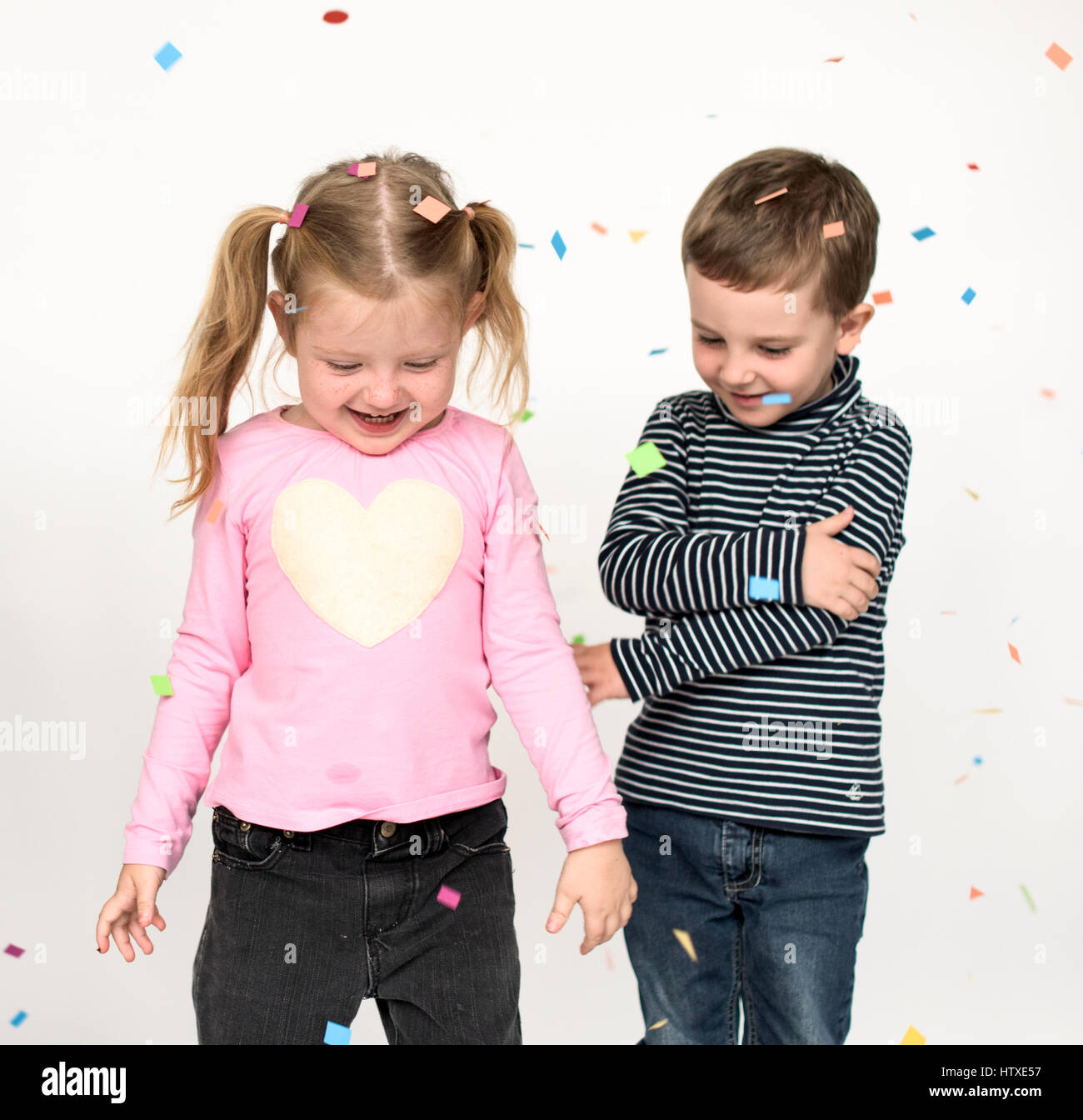 Studio People Kid Model Shoot Race Stock Photo - Alamy