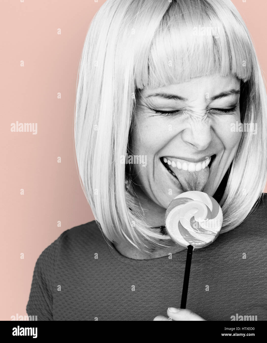 Studio People Shoot Portrait Isolated Stock Photo - Alamy