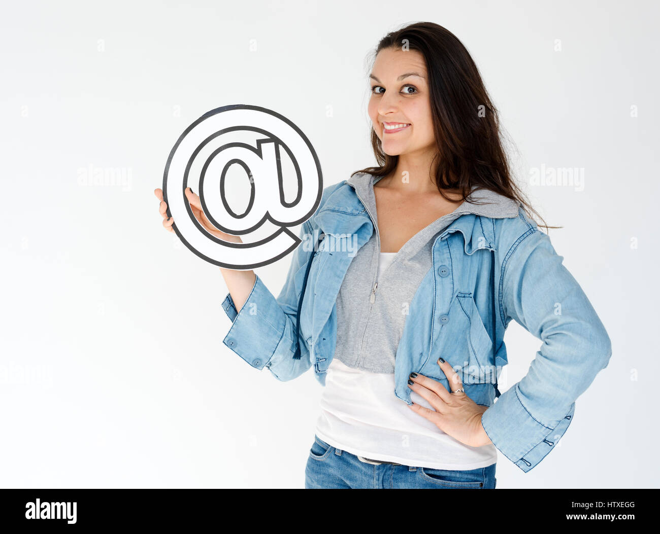 Woman mature sign paper hi-res stock photography and images - Alamy