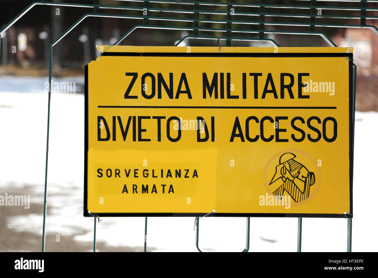 Barracks military signs hi-res stock photography and images - Alamy