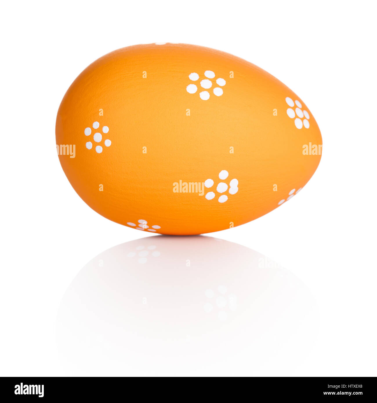Easter egg isolated on white background Stock Photo - Alamy