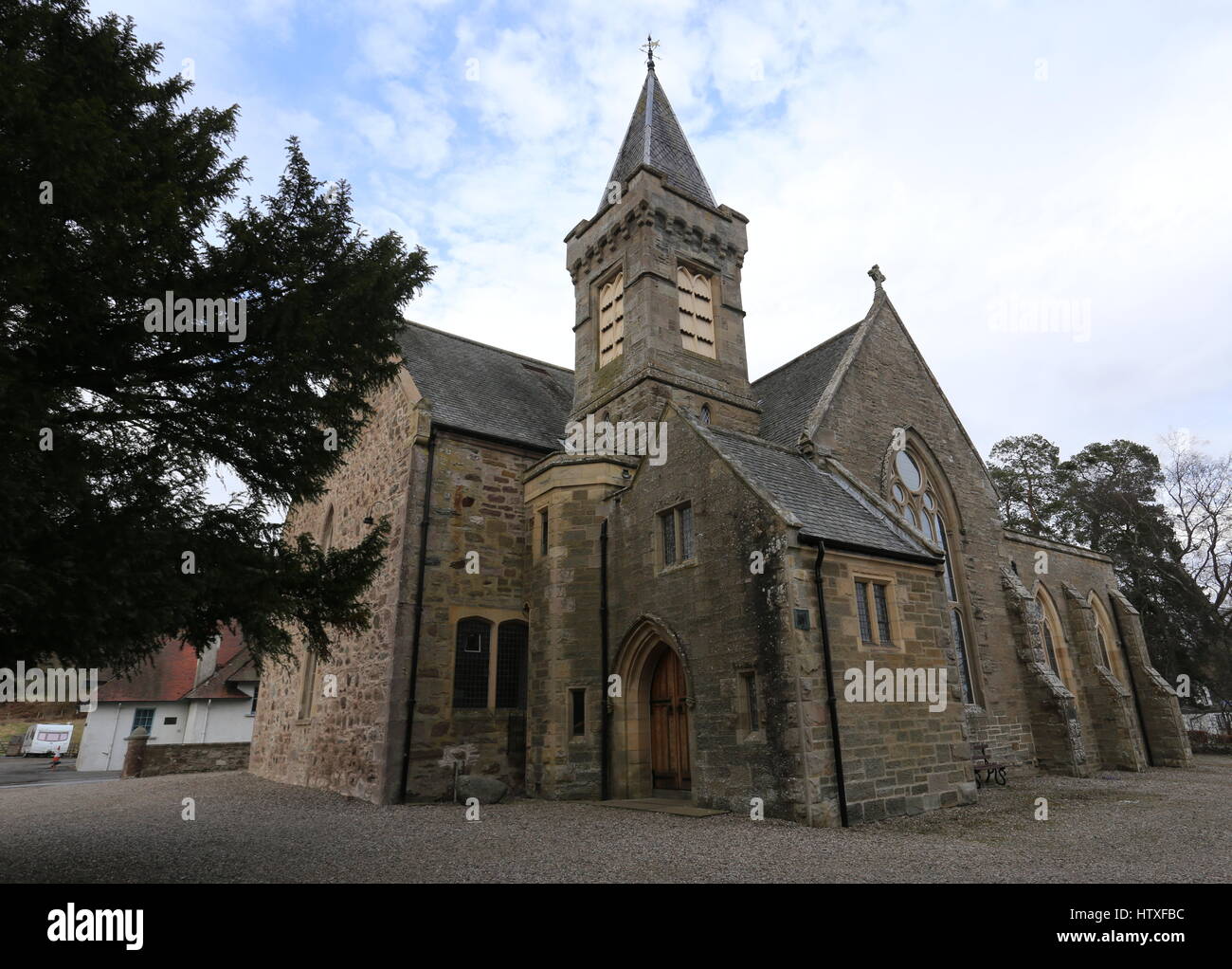 Caputh Parish Church Scotland March 2017 Stock Photo - Alamy