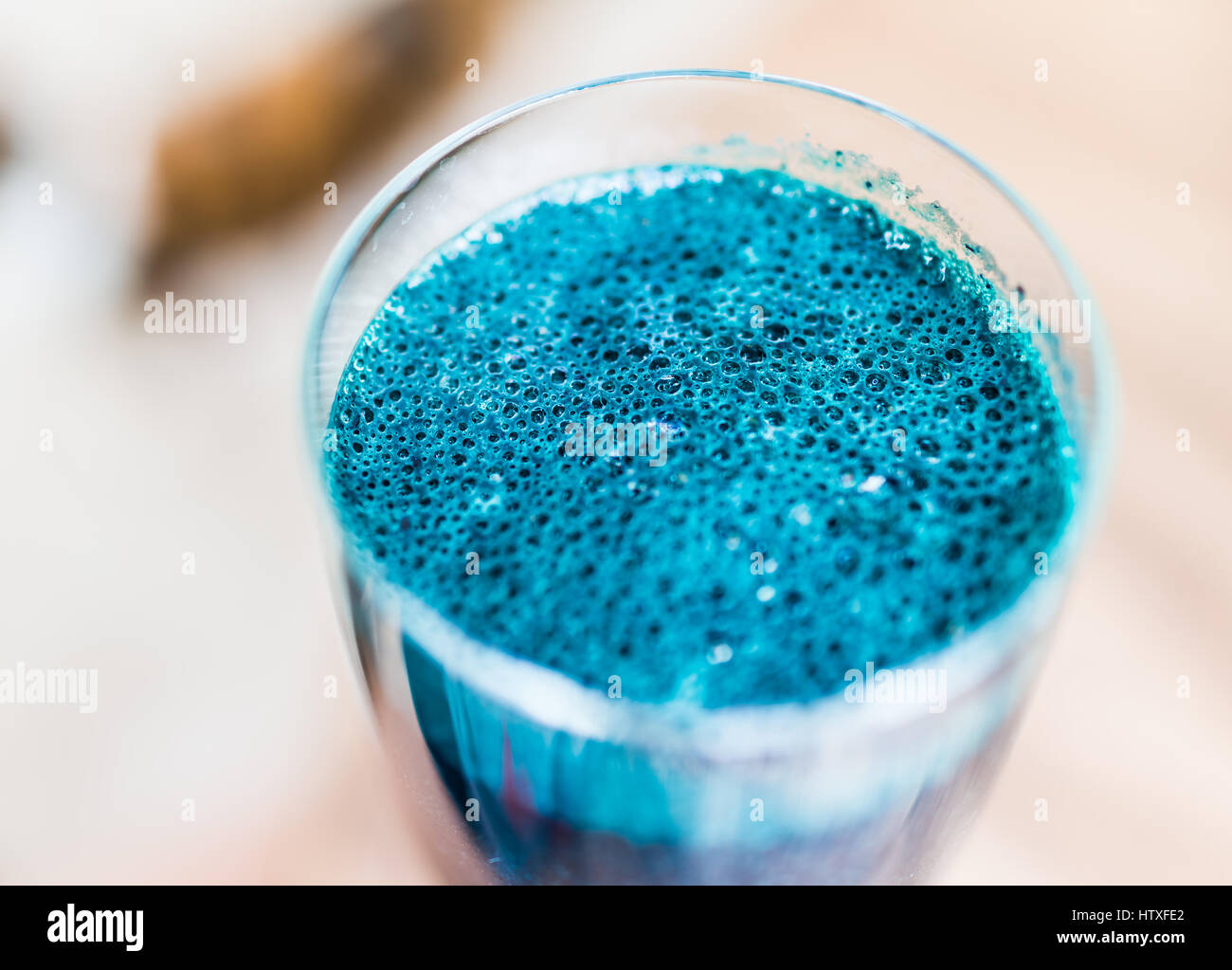 Blue spirulina powder hi-res stock photography and images - Alamy