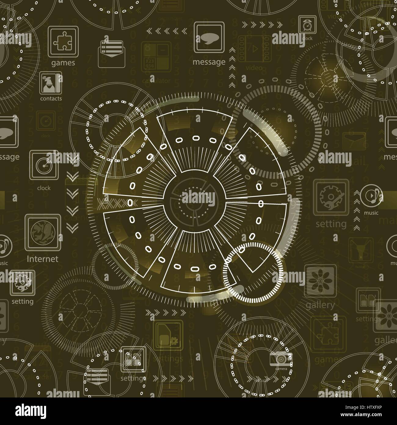 Seamless pattern. Abstract future Stock Vector Image & Art - Alamy