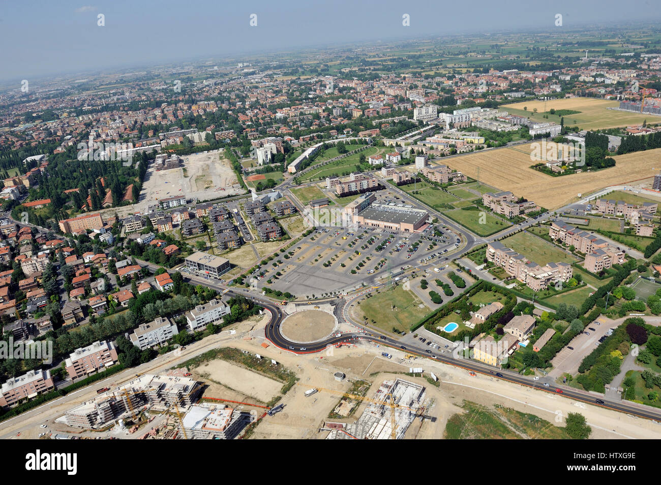 Aerial view parma stadium hi-res stock photography and images - Alamy