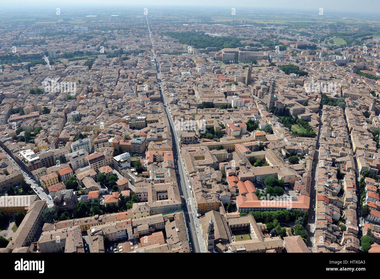 Aerial view parma stadium hi-res stock photography and images - Alamy