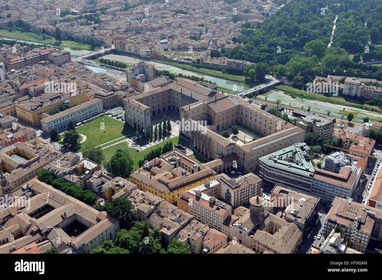 Parma italy view pilotta square hi-res stock photography and images - Alamy