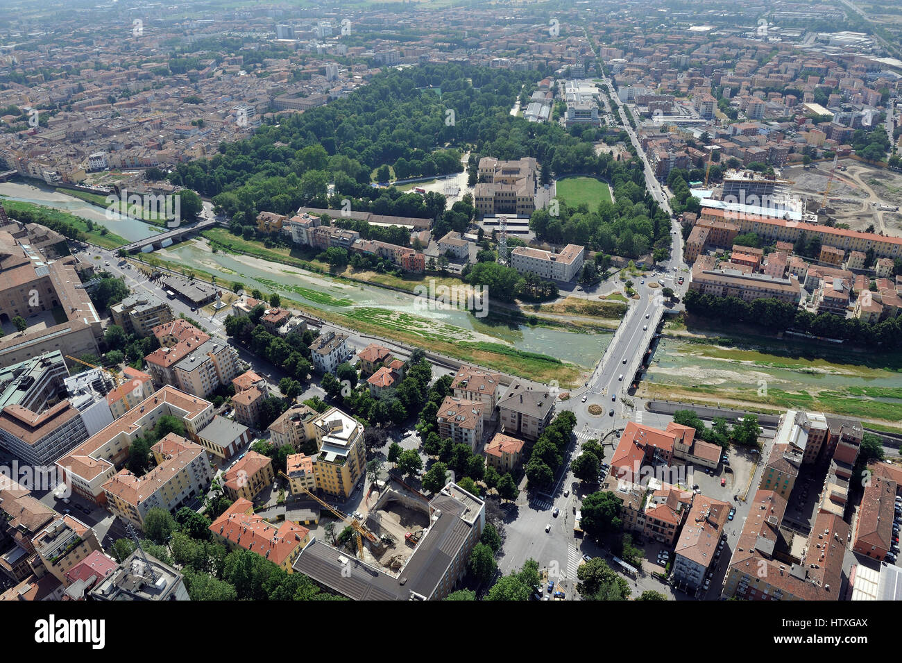 Aerial view parma stadium hi-res stock photography and images - Alamy