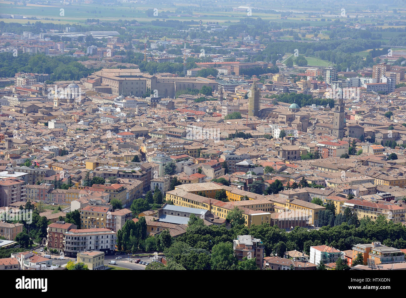 Aerial view of Parma, Italy Stock Photo - Alamy