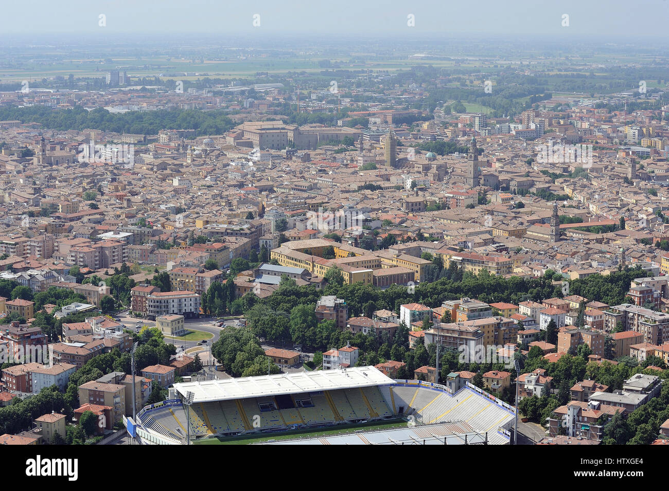 Aerial view of Parma, Italy Stock Photo - Alamy