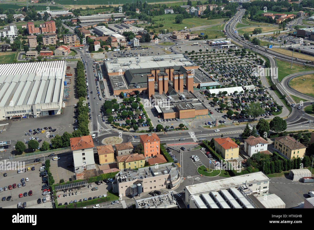 Center Mall Towers, Aerial view of Centro Commerciale Centro Torri ...