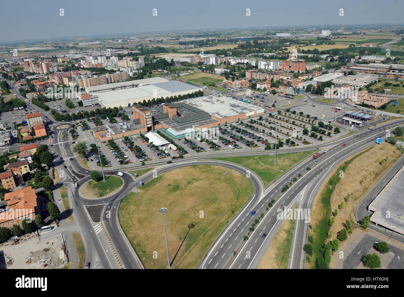 Center Mall Towers, Aerial view of Centro Commerciale Centro Torri ...