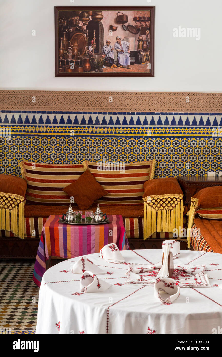 Room moroccan riad hi-res stock photography and images - Alamy